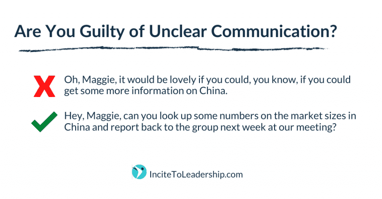 Are You Guilty of Unclear Communication? - Incite to Leadership
