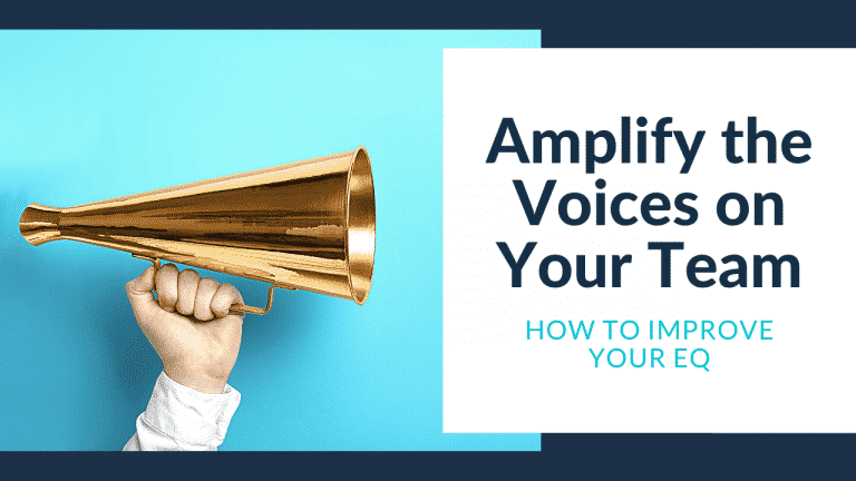 Amplify Voices on Your Team - Incite to Leadership