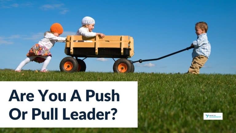 What's Your Leadership Style: Push or Pull? - Incite to Leadership